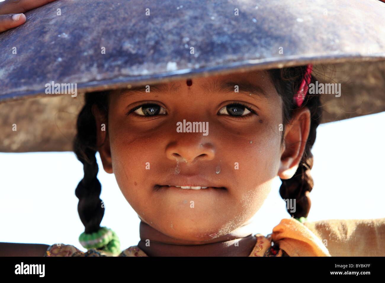 cute girl Andhra Pradesh South India Stock Photo - Alamy
