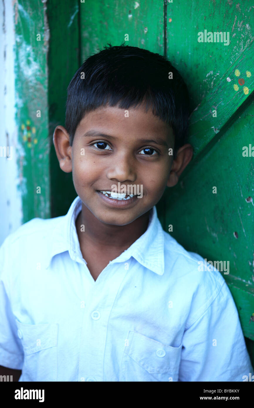 cute boy Andhra Pradesh South India Stock Photo - Alamy
