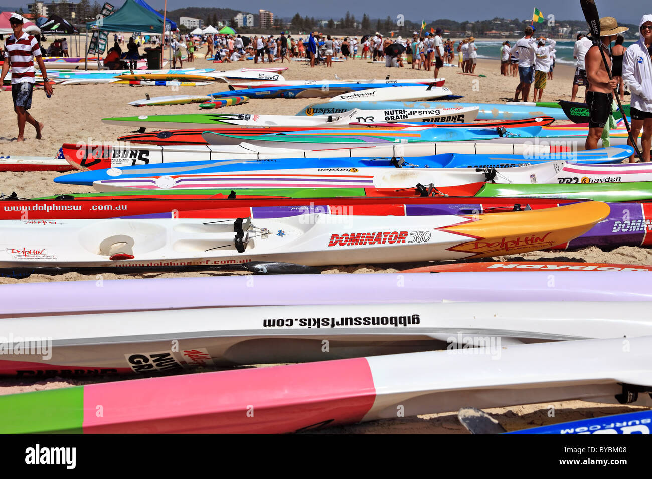 Surf carnival on beach in Australia Stock Photo - Alamy