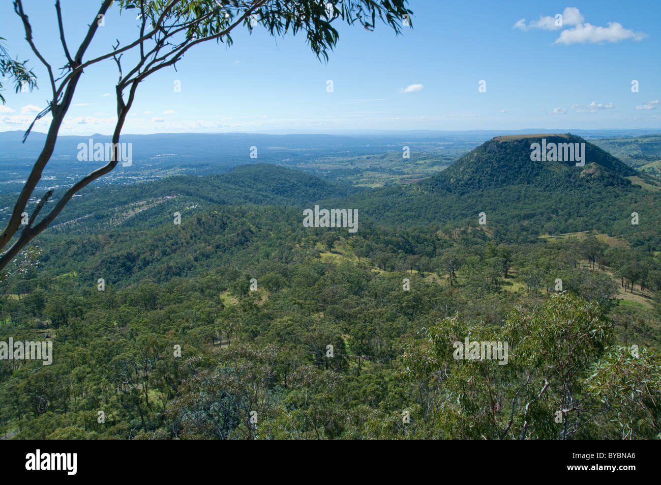 looking out over the forests and hills at toowoomba Stock Photo - Alamy