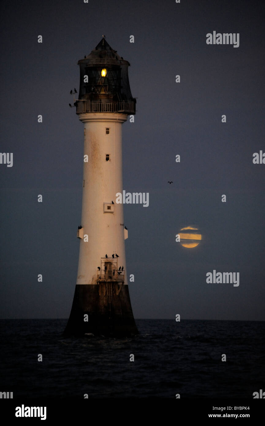 Bell rock lighthouse scotland stevenson hi-res stock photography and ...
