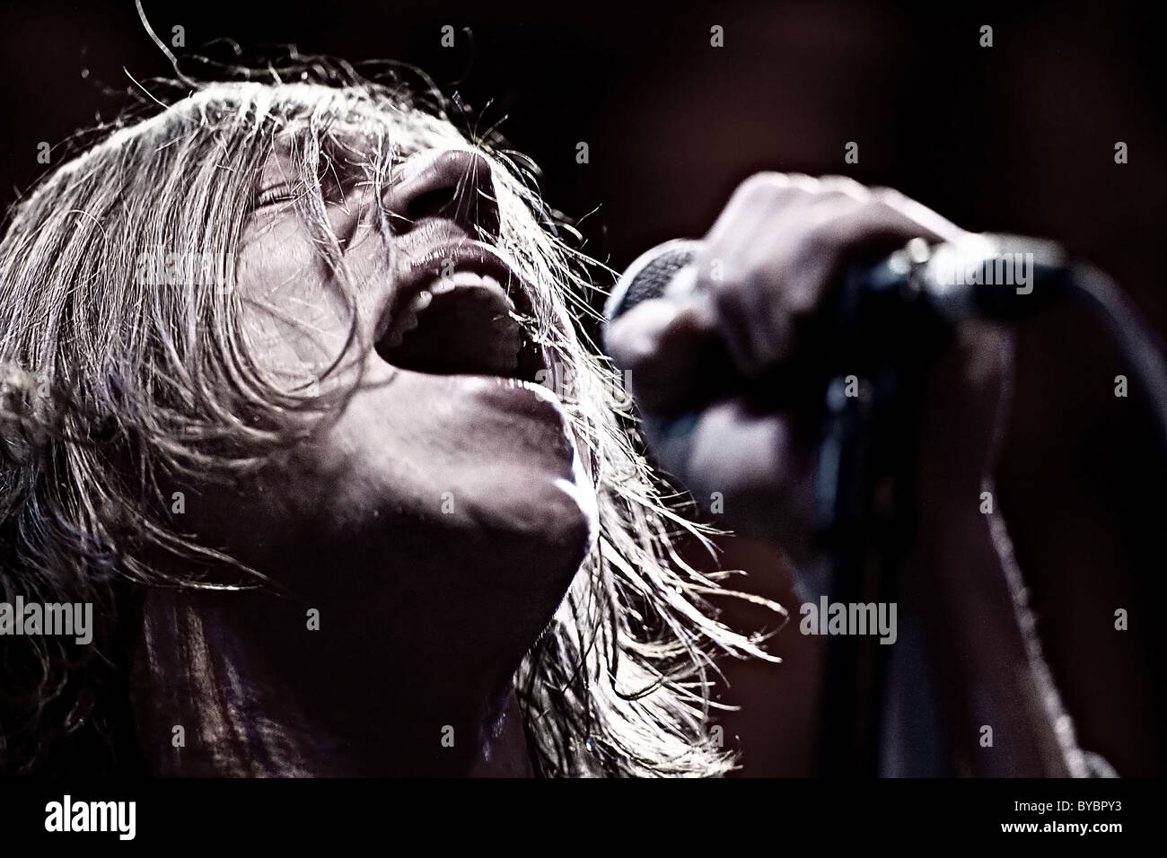 Singer matt shultz cage elephant hi-res stock photography and images ...