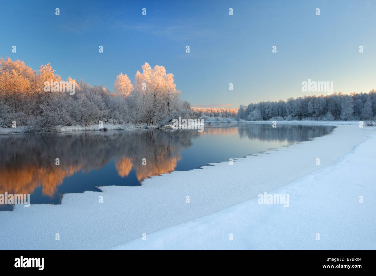 Sunset at River Emajõgi, Estonia, Europe Stock Photo - Alamy