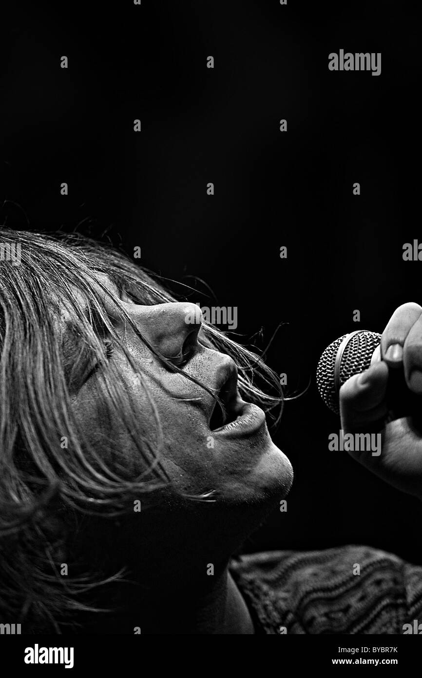 American grunge rock band Black and White Stock Photos & Images - Alamy