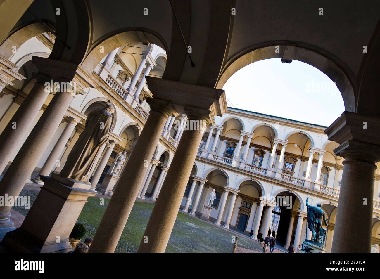 Academy of Fine Arts, Accademia Brera, Milan, italy Stock Photo - Alamy