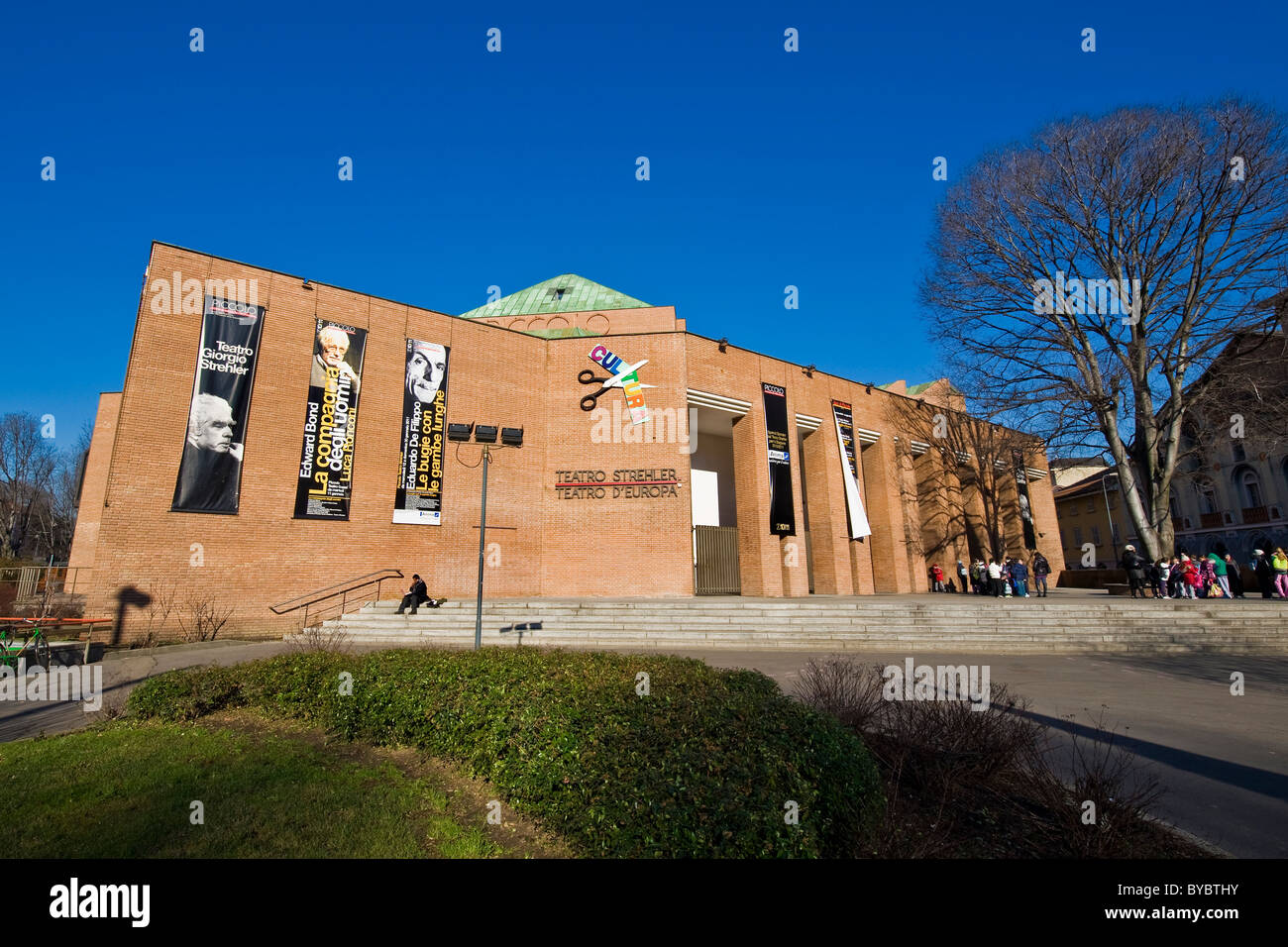 Piccolo Theater Strehler, Piccolo Tatro Strehler, Milan, italy Stock ...