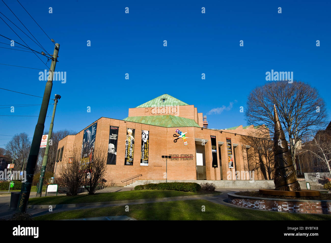 Piccolo Theater Strehler, Piccolo Tatro Strehler, Milan, italy Stock ...