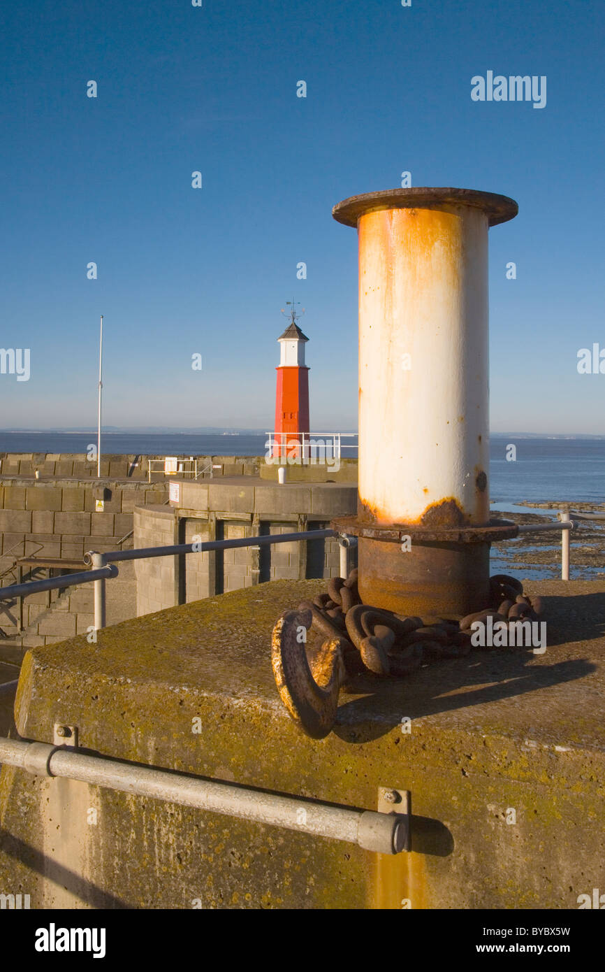 Watchet lighthouse hi-res stock photography and images - Alamy
