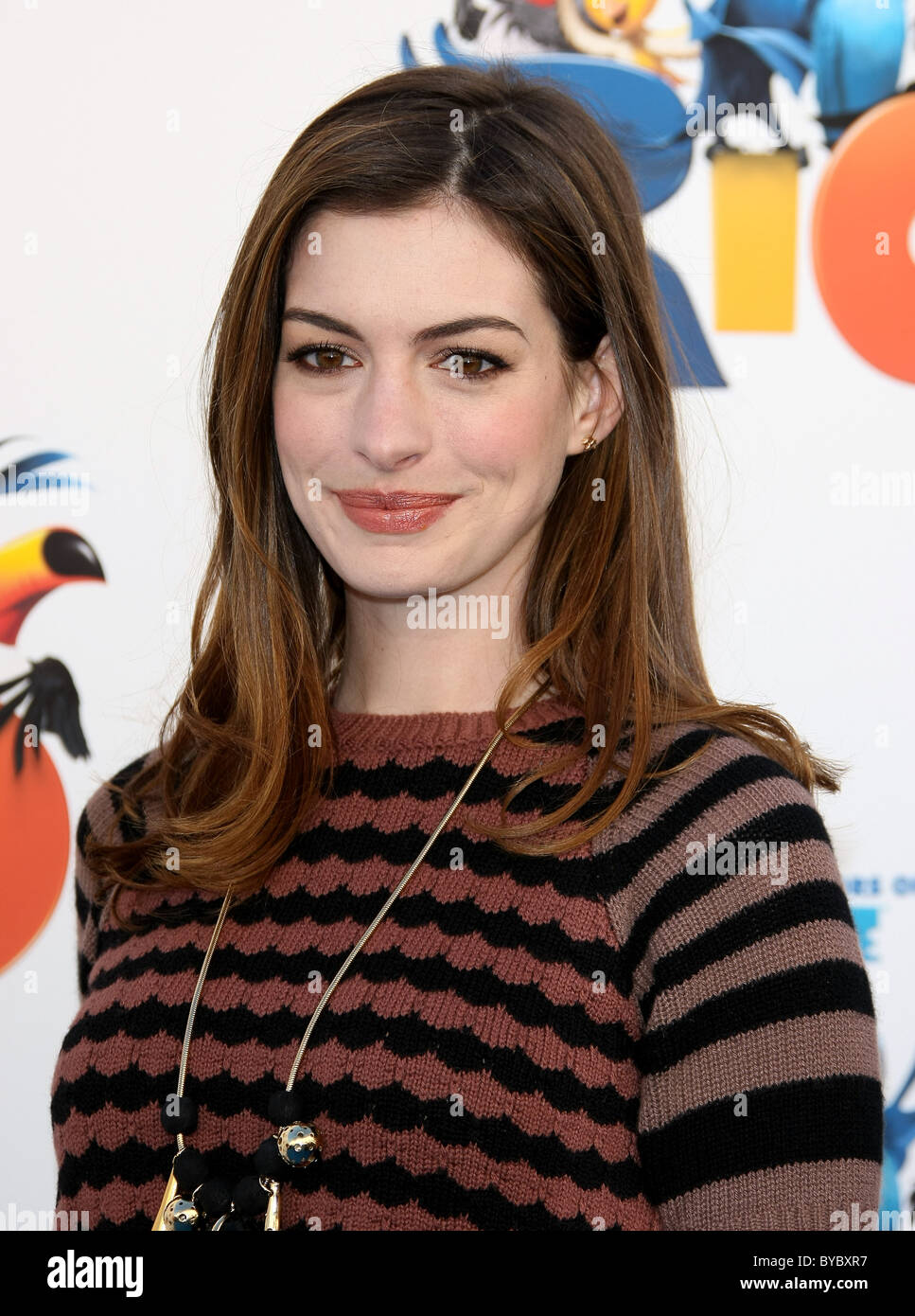 ANNE HATHAWAY RIO ADVANCE SCREENING. TWENTIETH CENTURY FOX CENTURY CITY ...