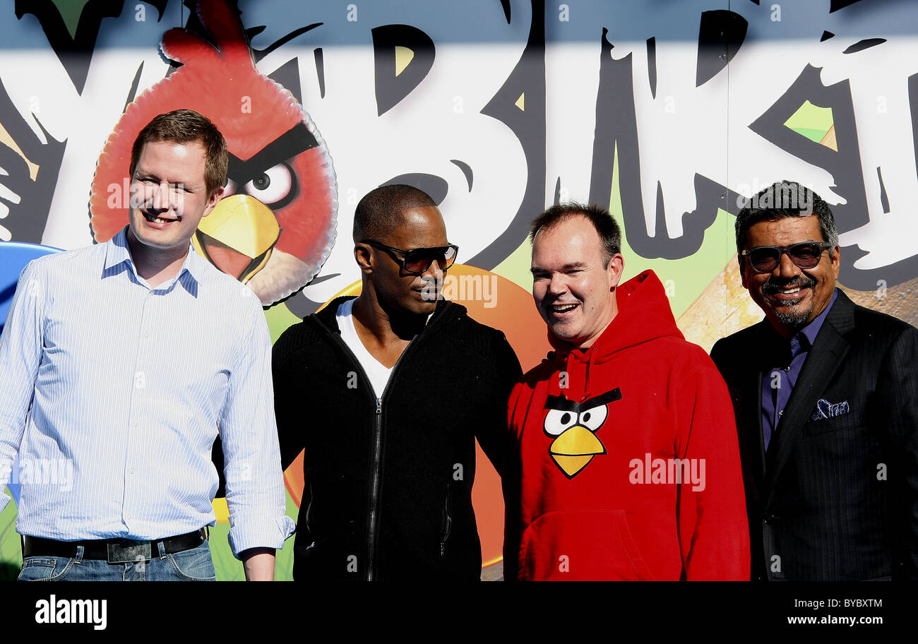 NIKLAS HED JAMIE FOXX PETER VESTERBACKA GEORGE LOPEZ RIO ANGRY BIRDS ...
