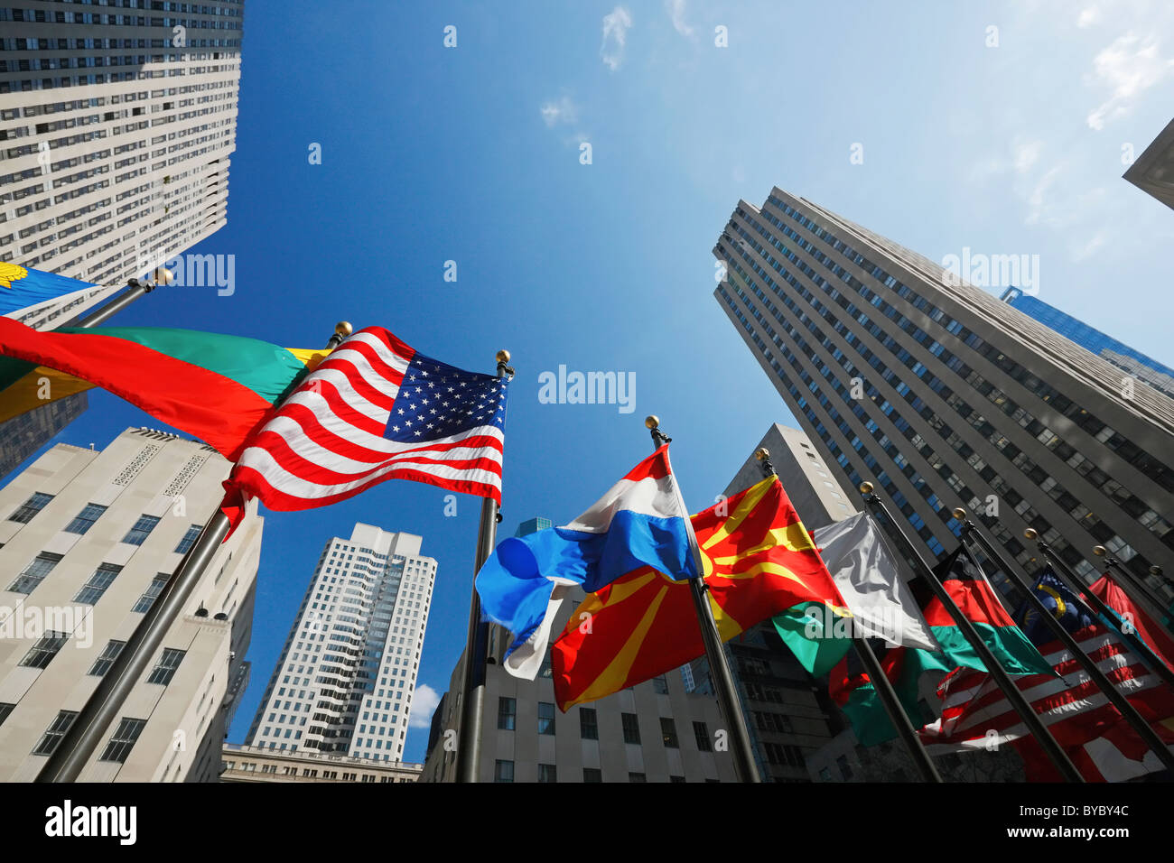 Flags In Rockefeller Center at Donald Frame blog