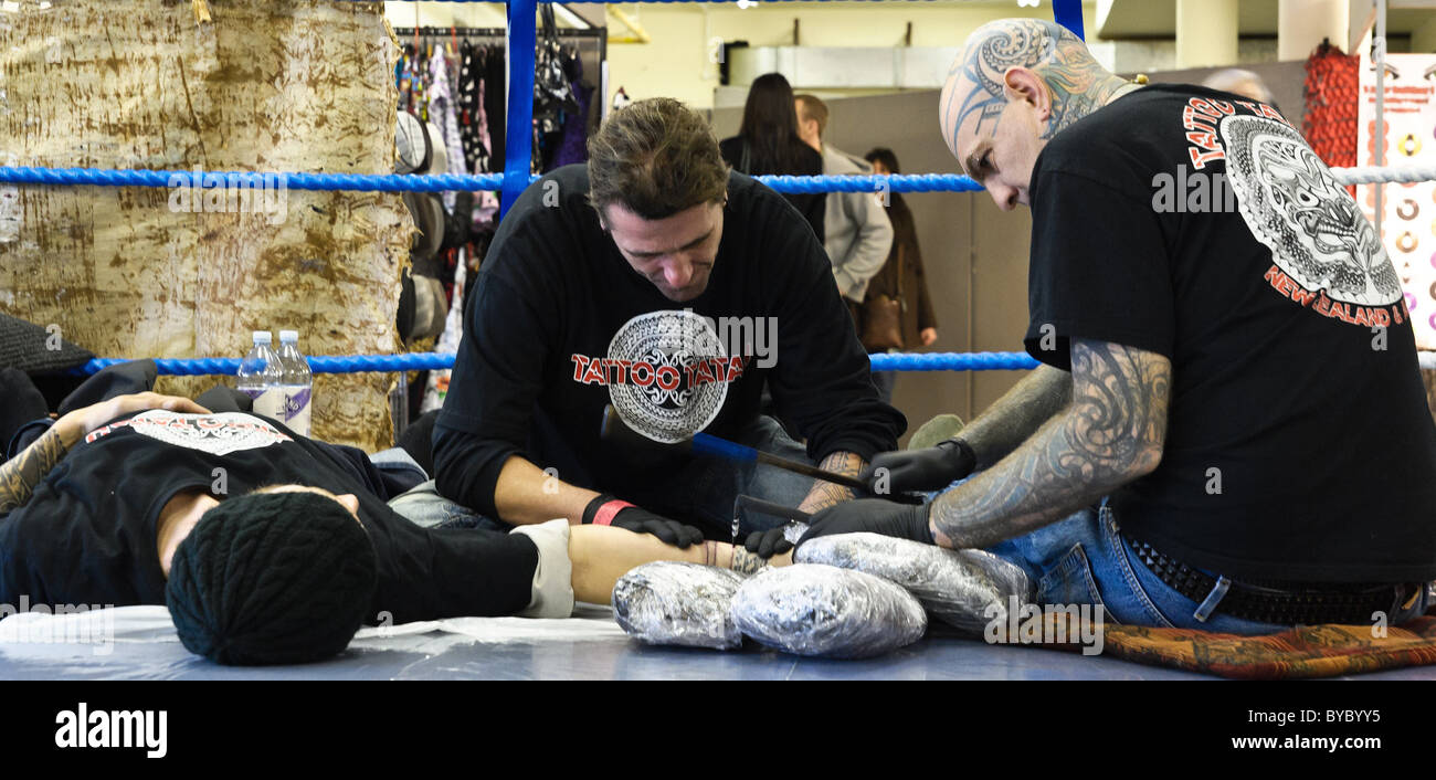 29/01/2011. Traditional methods of tattooing were also on display at ...