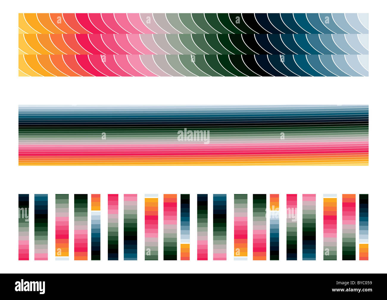 geometric banners multi colored, vector available Stock Photo - Alamy