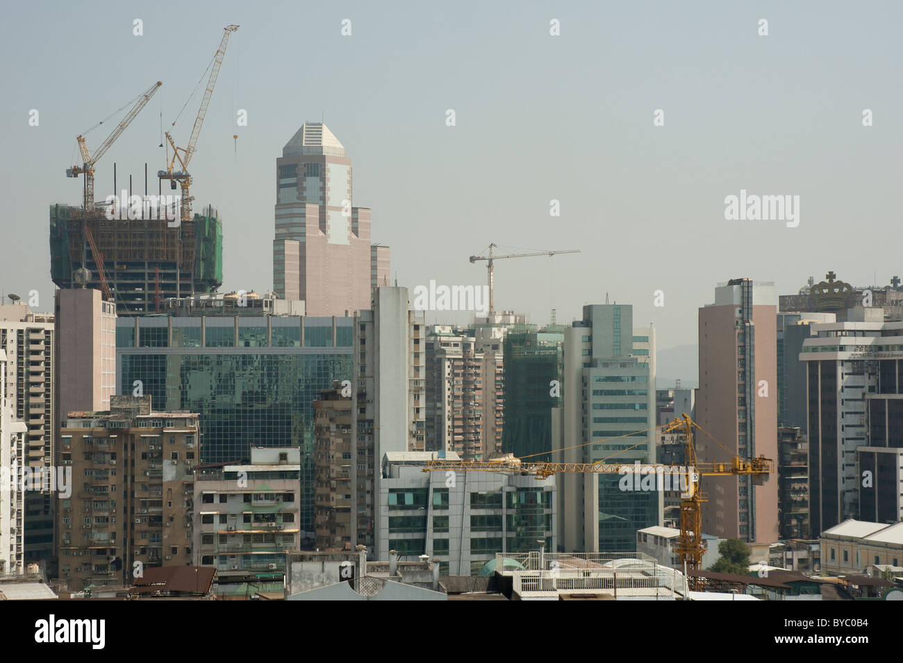 Construction work taking place on the Chinese Island of Macau. New ...
