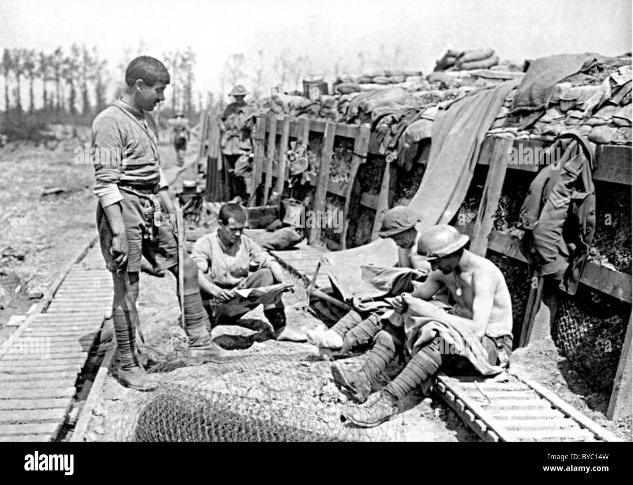 Trench warfare hi-res stock photography and images - Alamy