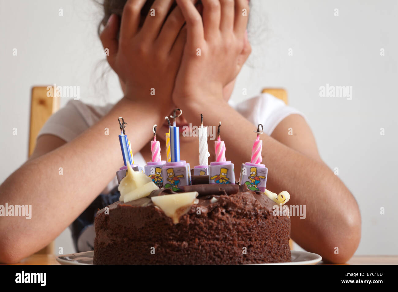 Candles for cake hi-res stock photography and images - Alamy