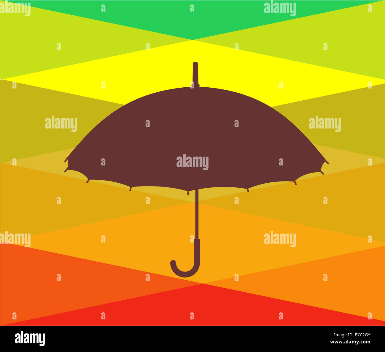 Colorful umbrellas background. Vector available Stock Photo - Alamy