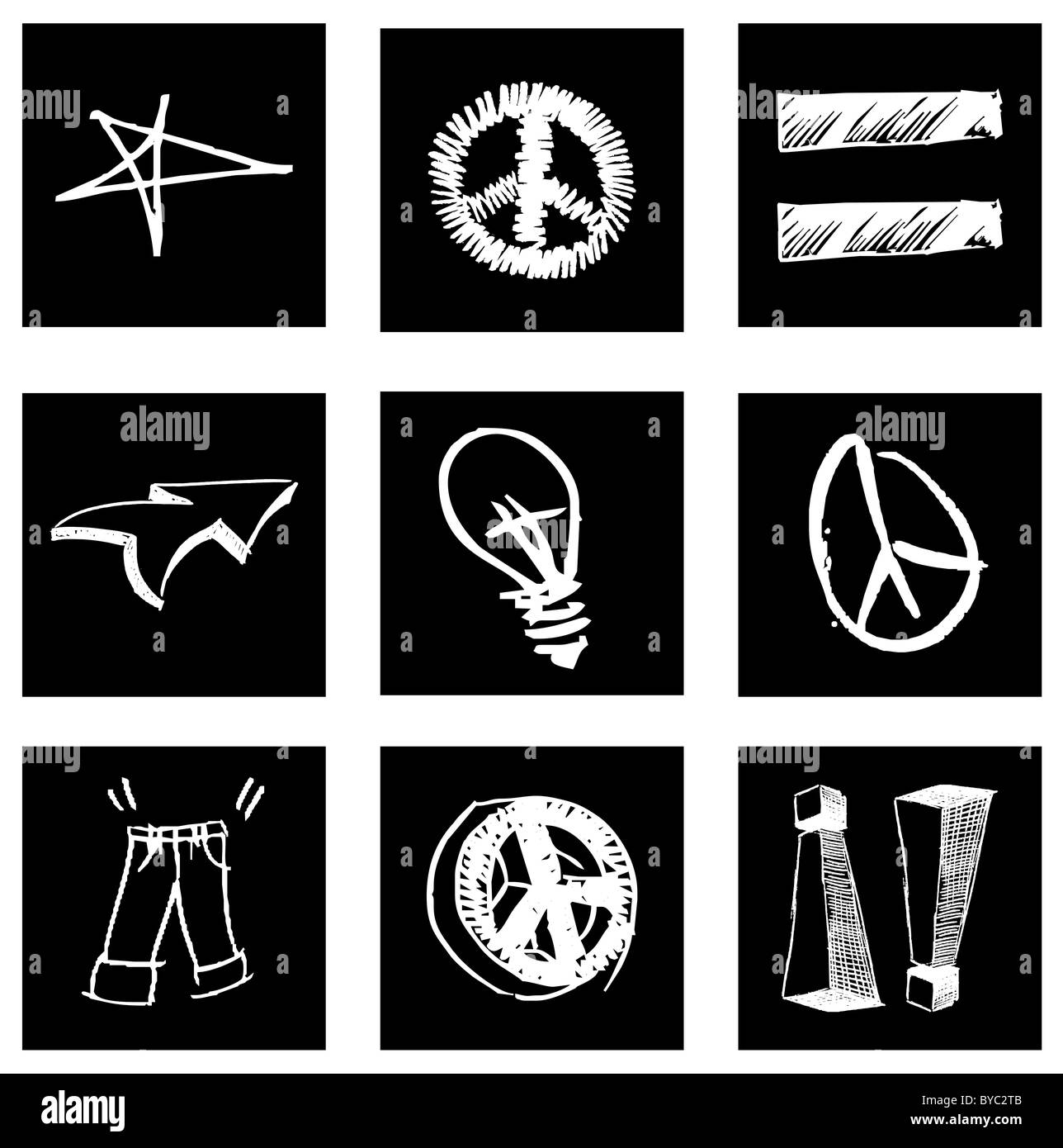 Hand made e-commerce icons on a grid Stock Photo - Alamy Hand made e-commerce icons on a grid Stock Photo - Alamy