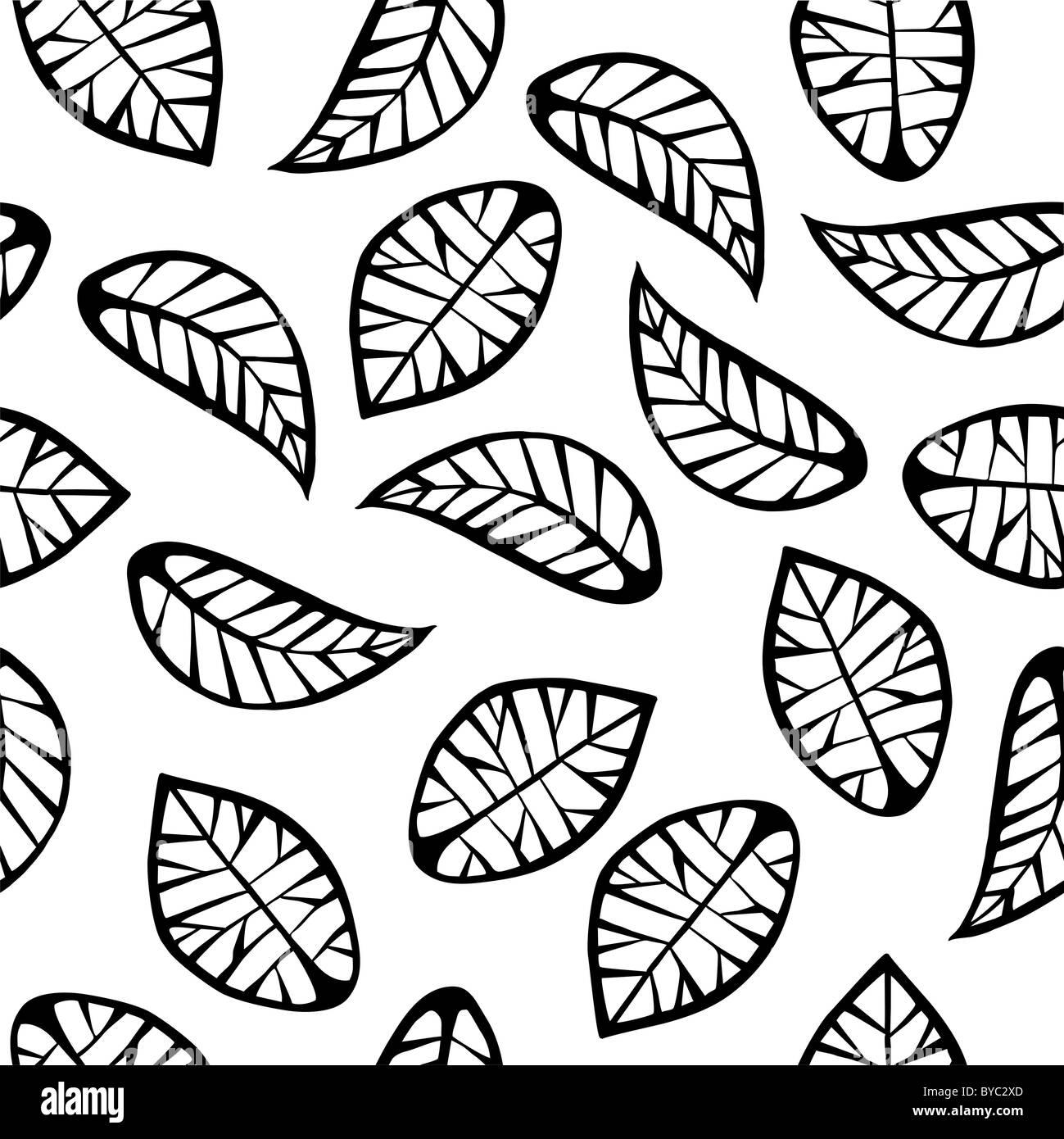 Leaf rib Black and White Stock Photos & Images - Alamy