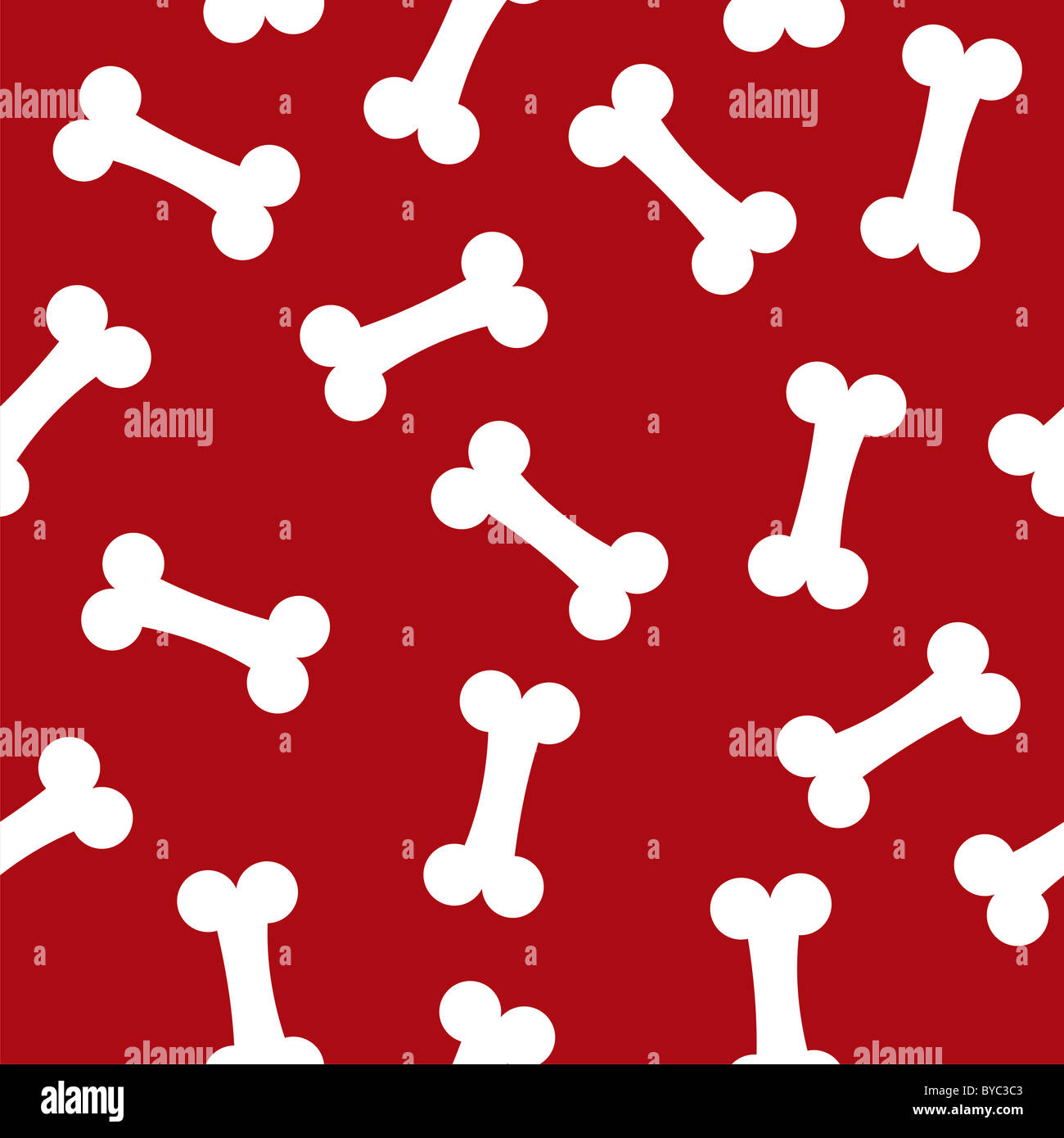 white bones on red background vector Stock Photo - Alamy