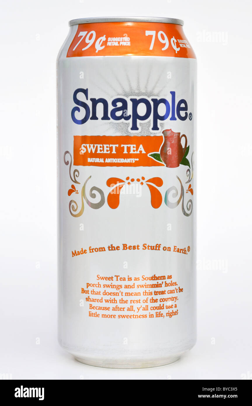 Snapple drink in can Stock Photo - Alamy