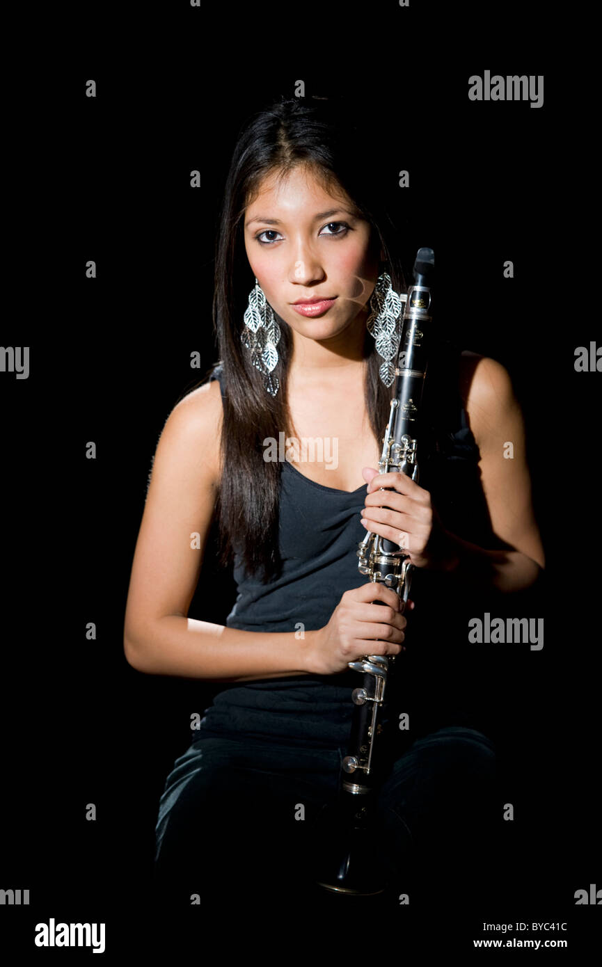 Teenager clarinet hi-res stock photography and images - Alamy