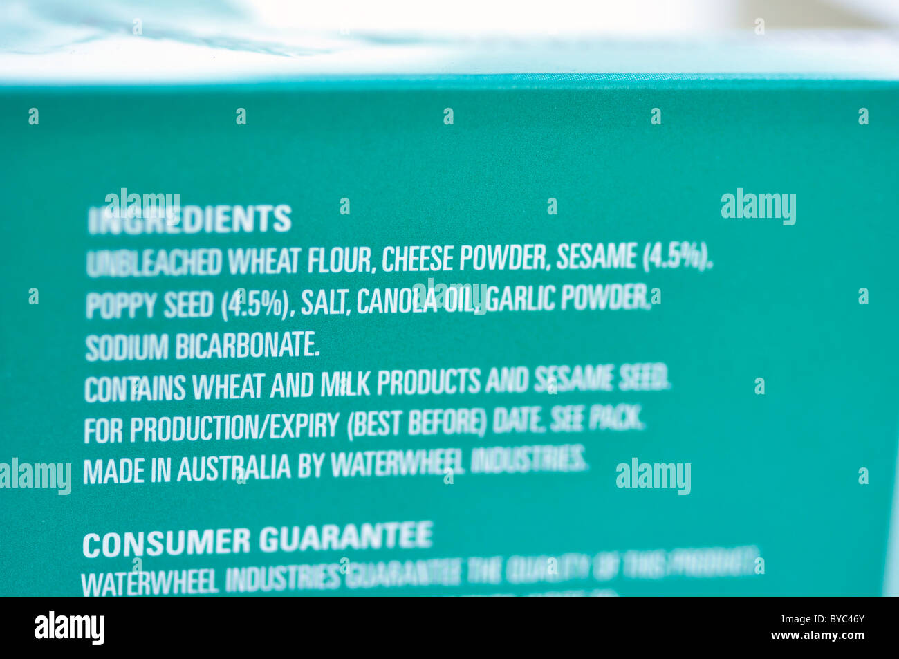 Nutrition label australia hi-res stock photography and images - Alamy