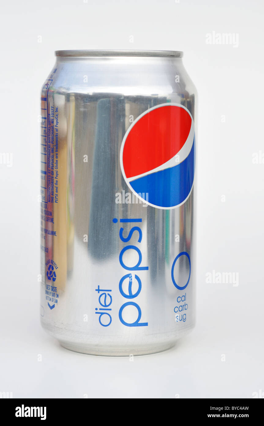 Diet Pepsi can Stock Photo - Alamy