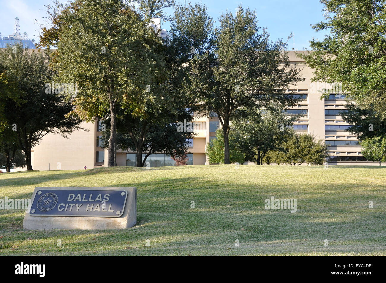 City Hall, Dallas, Texas, USA Stock Photo - Alamy