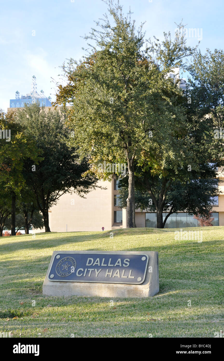 City Hall, Dallas, Texas, USA Stock Photo - Alamy