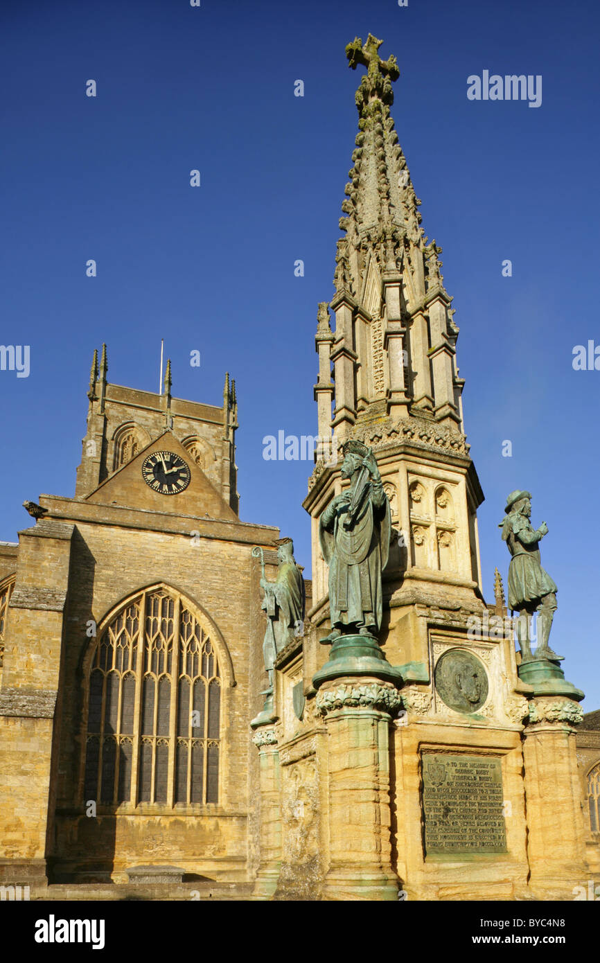 Sherborne Abbey and the Digby Memorial, Dorset, England Stock Photo - Alamy
