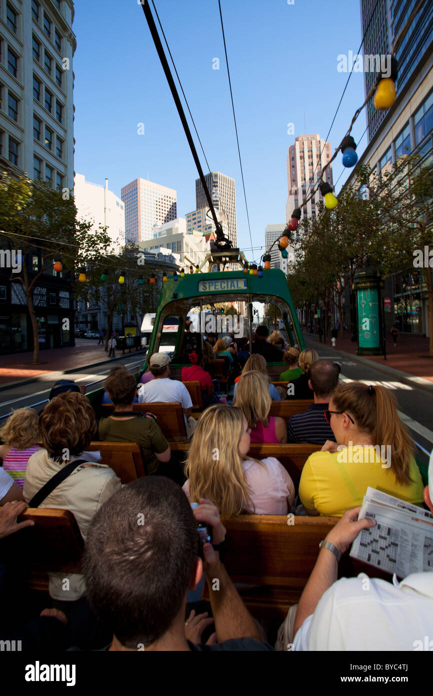 F-Line Cable Car, San Francisco, CA Stock Photo - Alamy