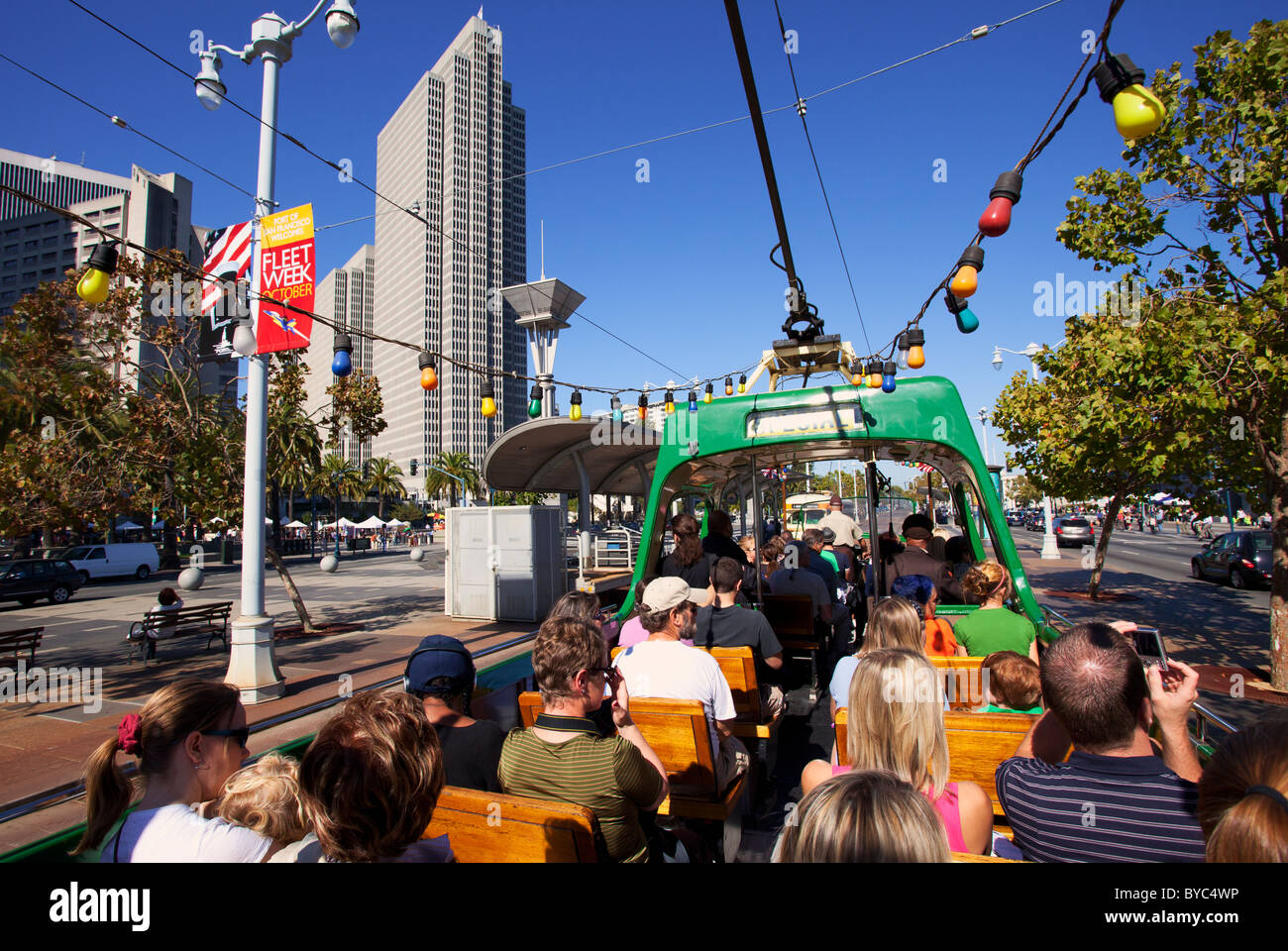 F-Line Cable Car, San Francisco, CA Stock Photo - Alamy