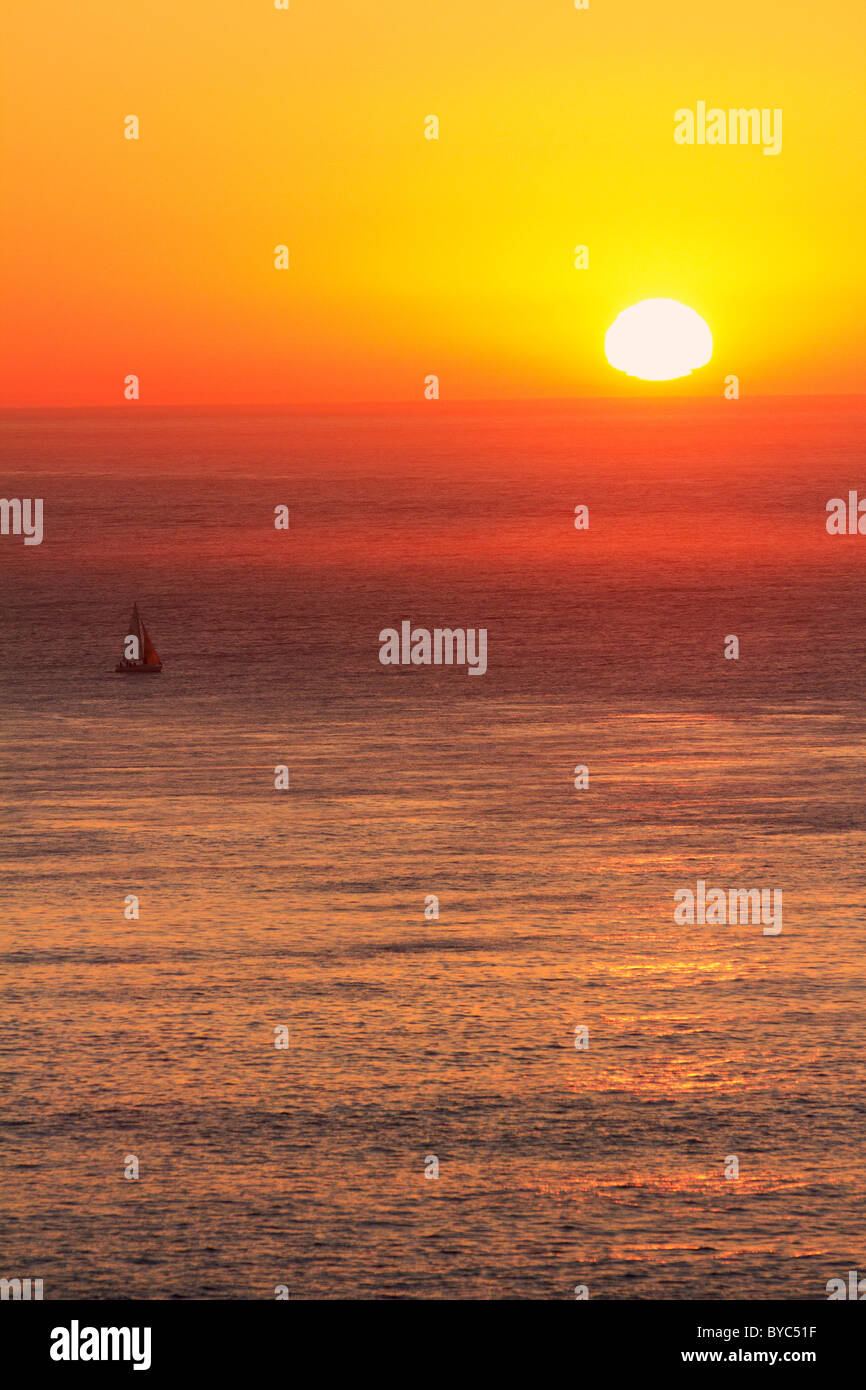 Sunny bay sunset hi-res stock photography and images - Alamy