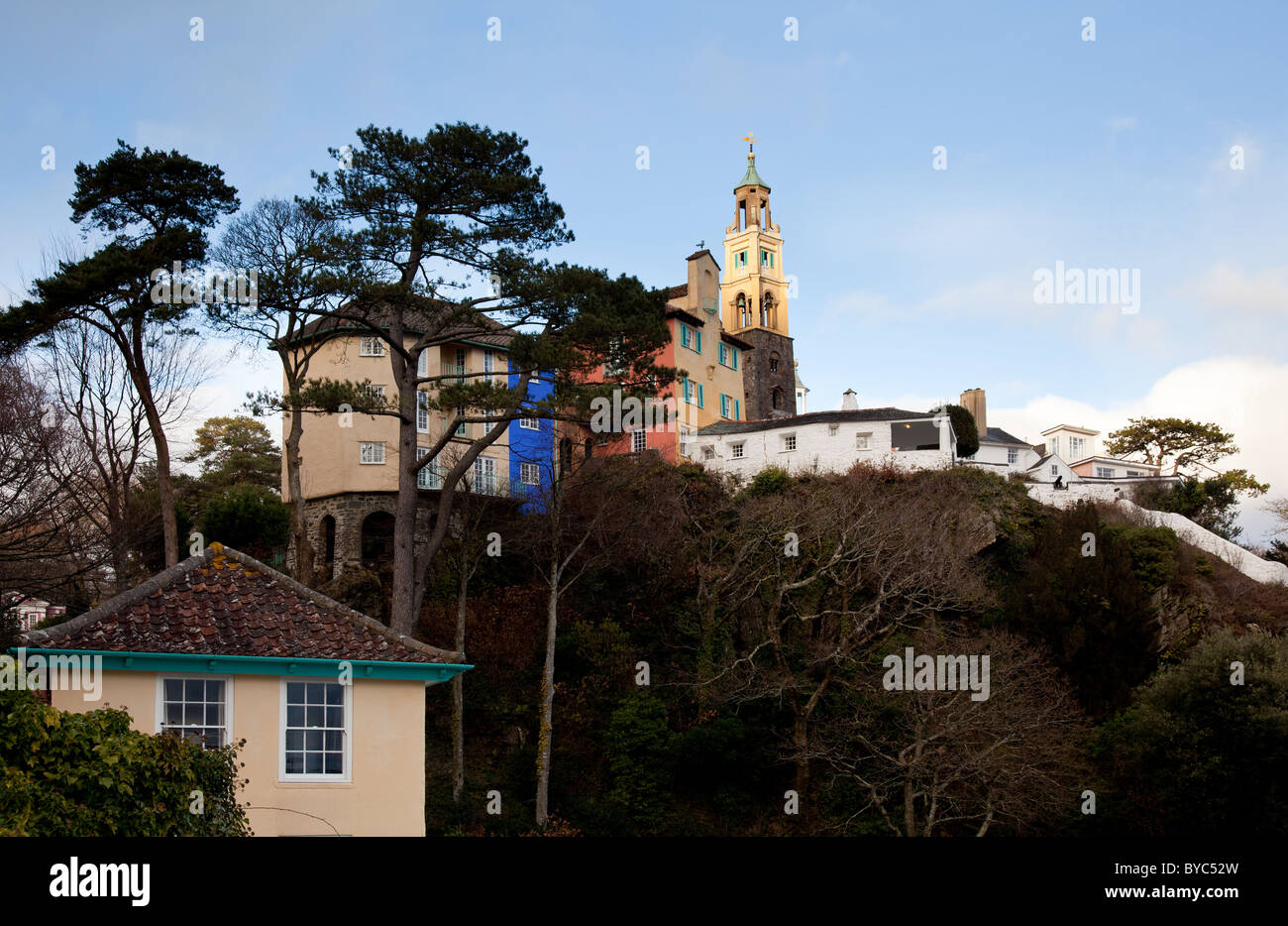 Portmeirion village winter hi-res stock photography and images - Alamy