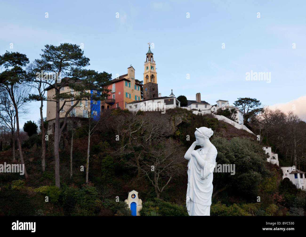 Portmeirion village winter hi-res stock photography and images - Alamy