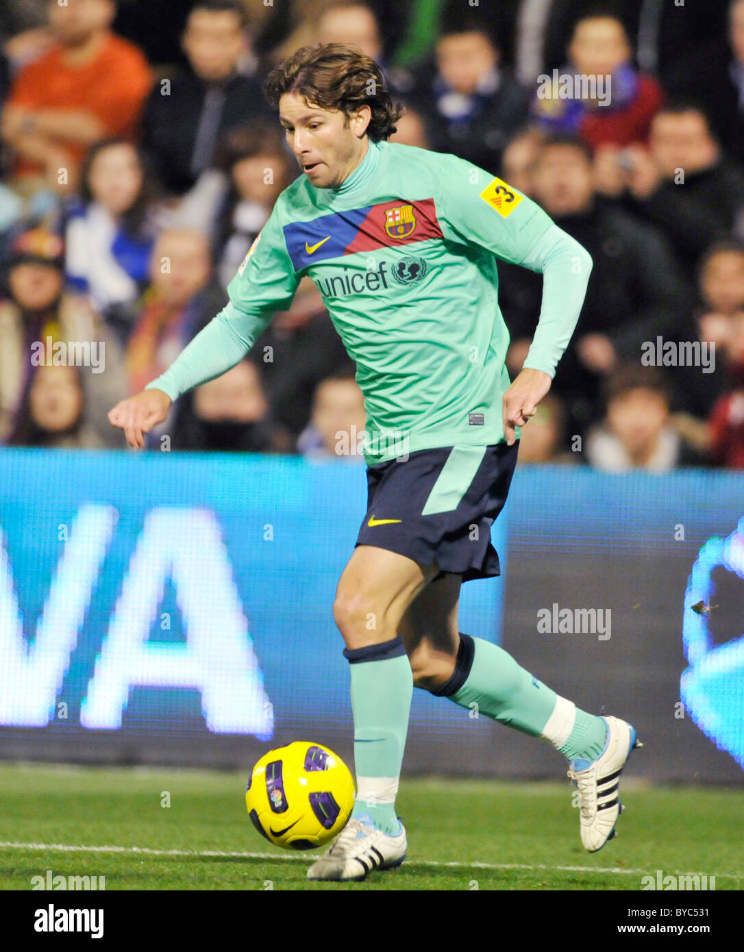 Primera Division Spain, Hercules Alicante vs. FC Barcelona 0:3 ...