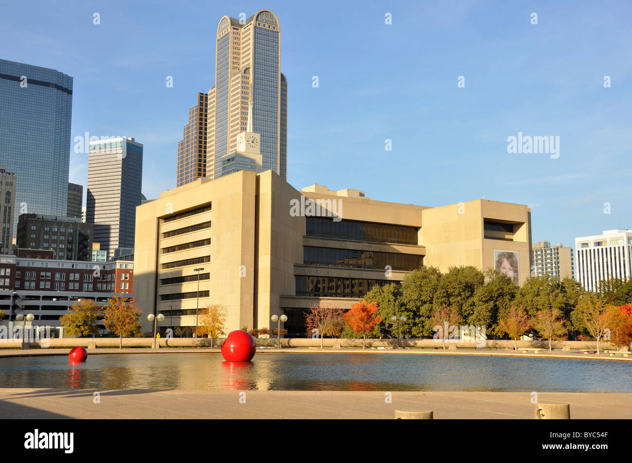J. Erik Jonsson Central Library, Dallas, Texas, USA Stock Photo - Alamy