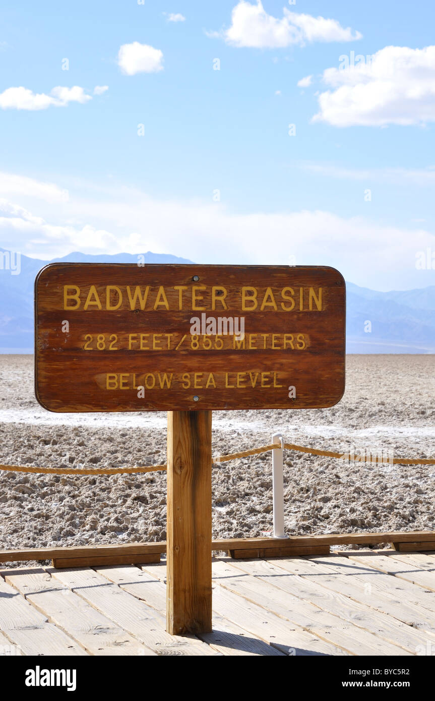 Badwater Basin, Death Valley National Park, California, USA Stock Photo ...