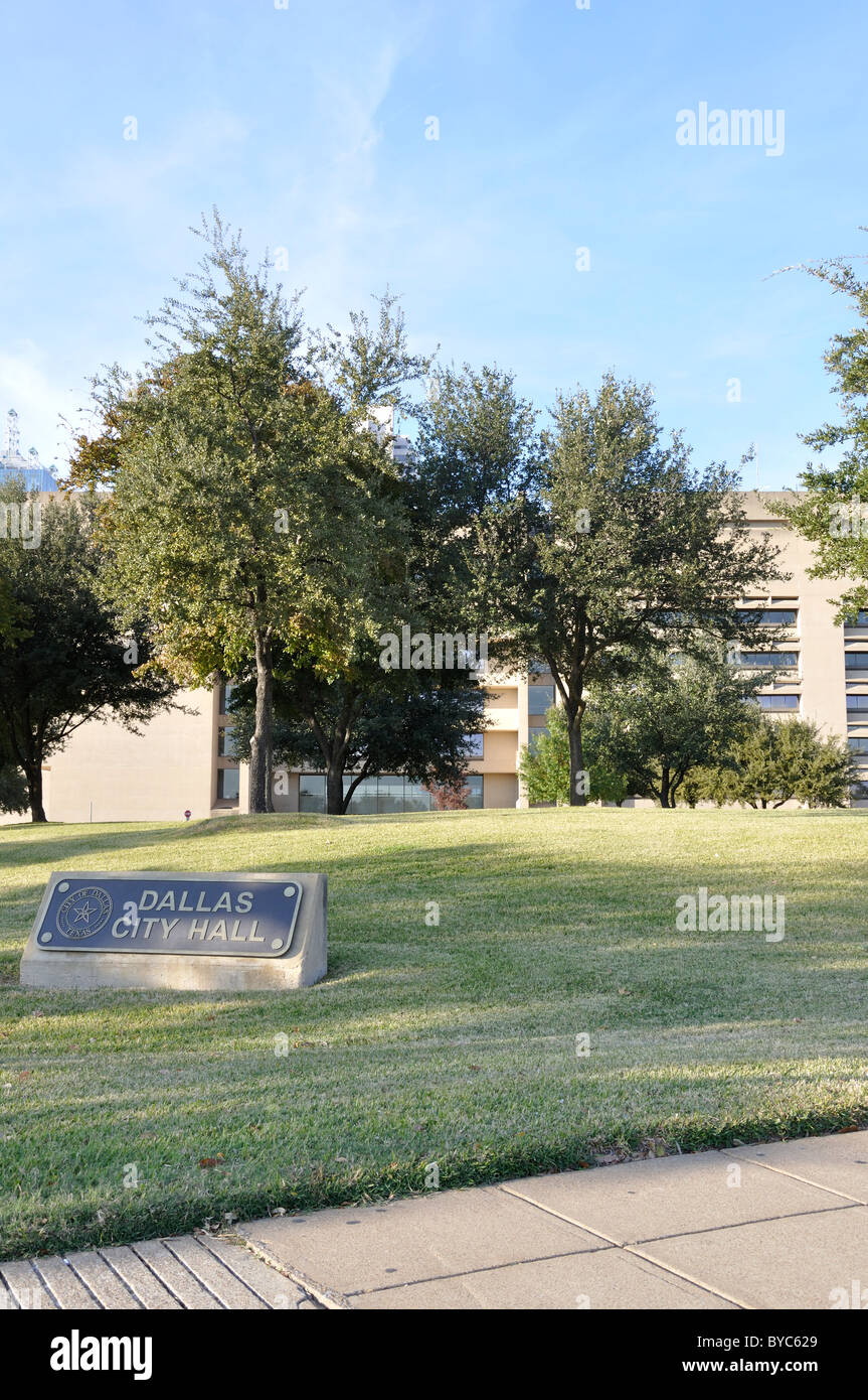 City Hall, Dallas, Texas, USA Stock Photo - Alamy