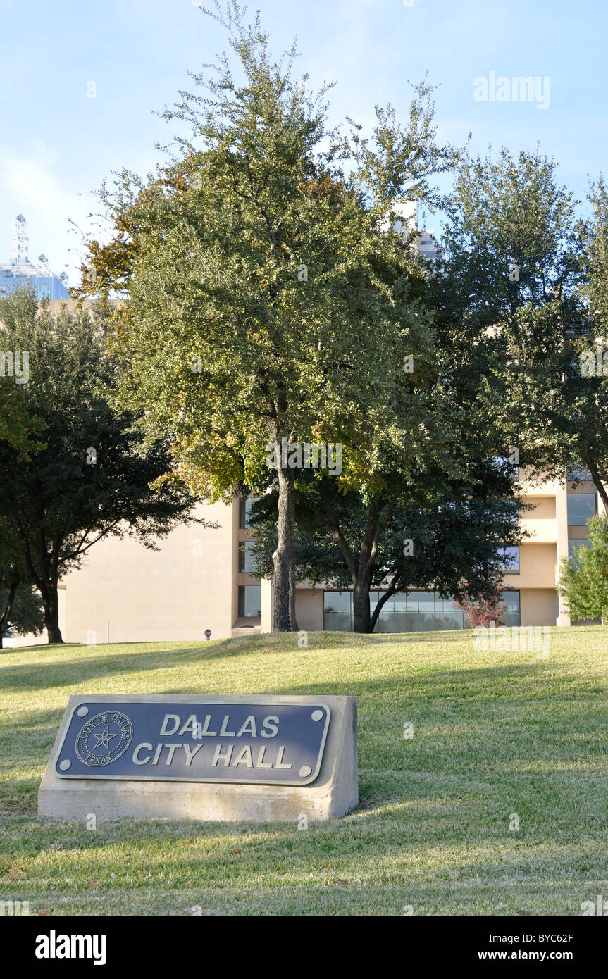 City Hall, Dallas, Texas, USA Stock Photo - Alamy