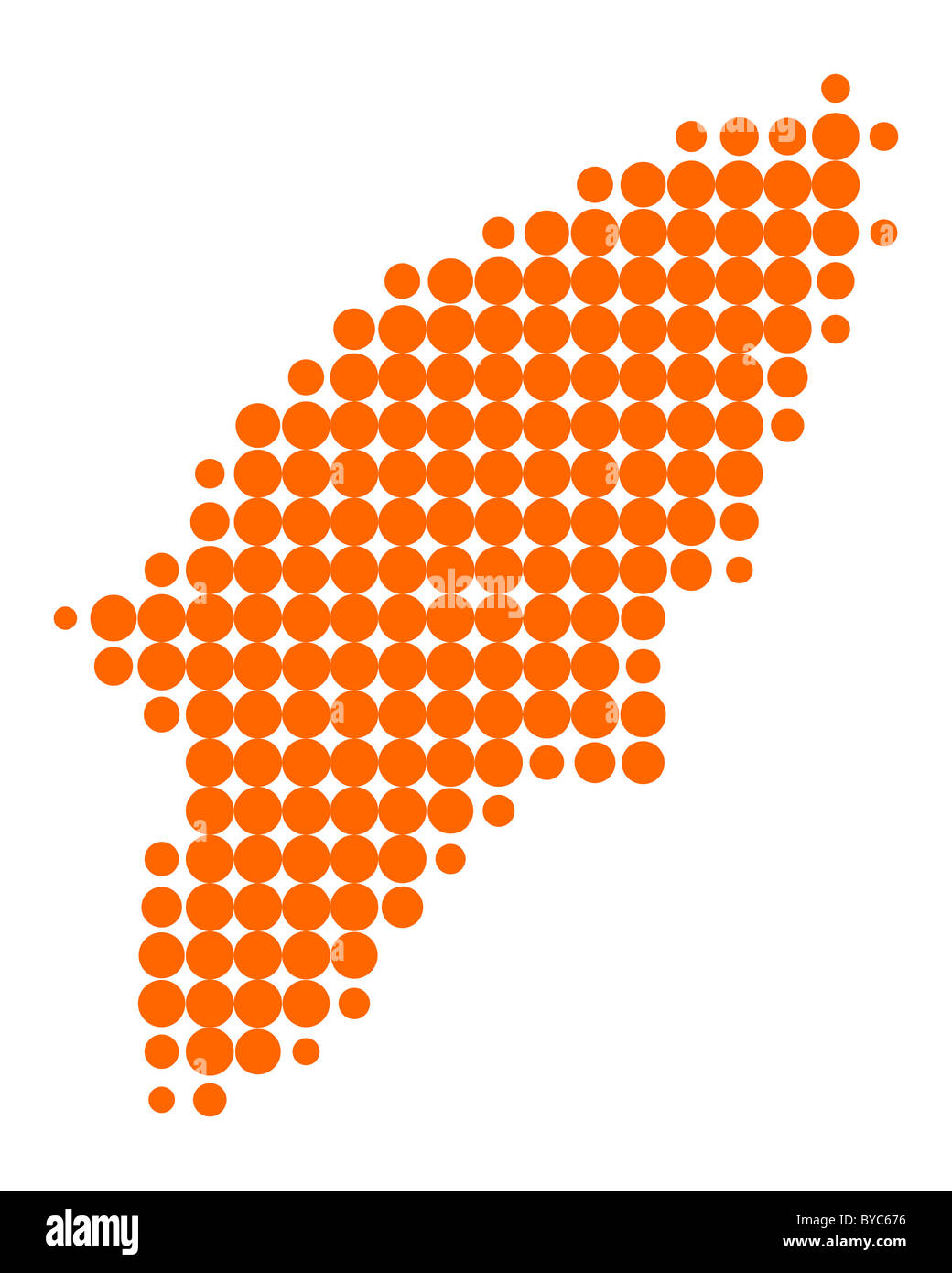 Map of Rhodos Stock Photo - Alamy