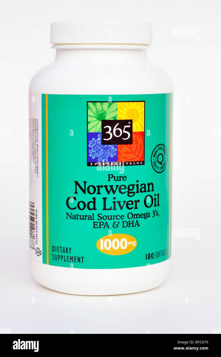 Norwegian cod liver oil hi-res stock photography and images - Alamy