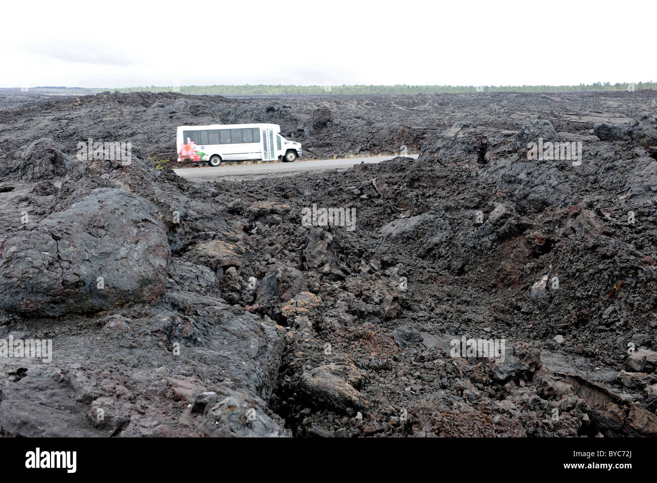Chain of Craters Road Hawaii Volcanoes National Park Pacific Ocean Lava ...