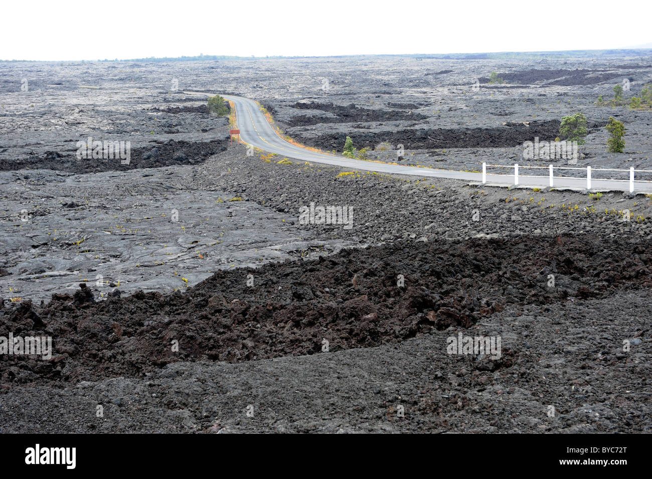 Chain of Craters Road Hawaii Volcanoes National Park Pacific Ocean Lava ...