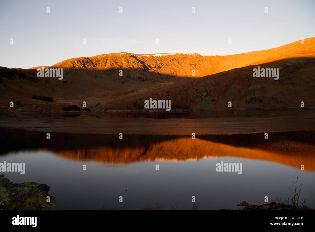 Early morning in January with the air temperature at -5 but a bright ...