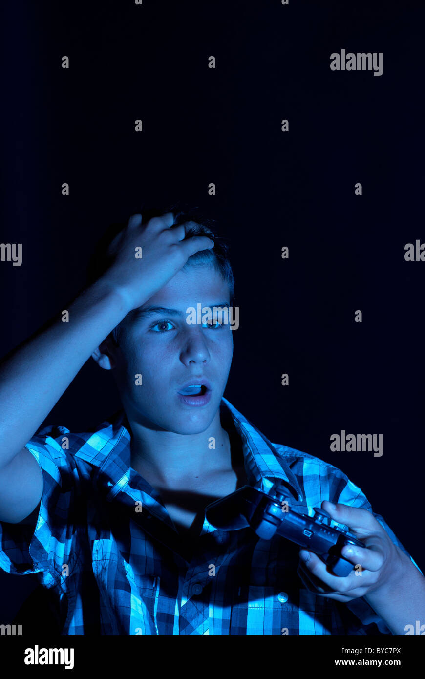 Video game screen fight hi-res stock photography and images - Alamy