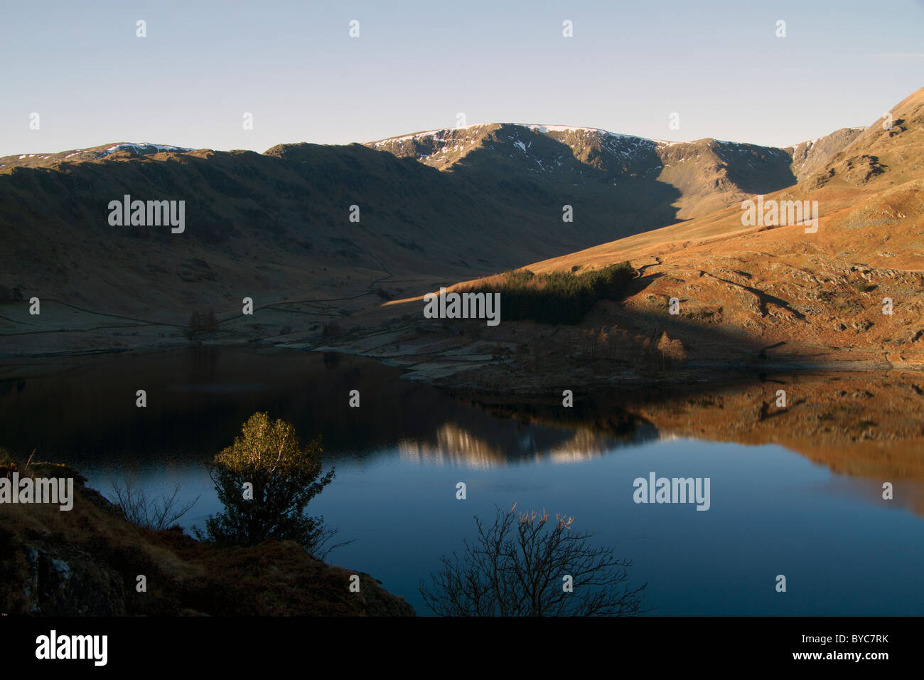 Early morning in January with the air temperature at -5 but a bright ...