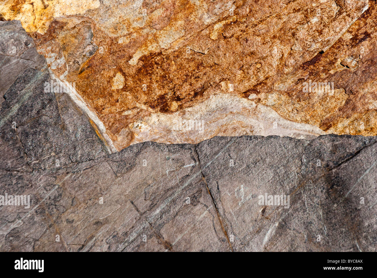 Closeup view of geology rocks Stock Photo - Alamy
