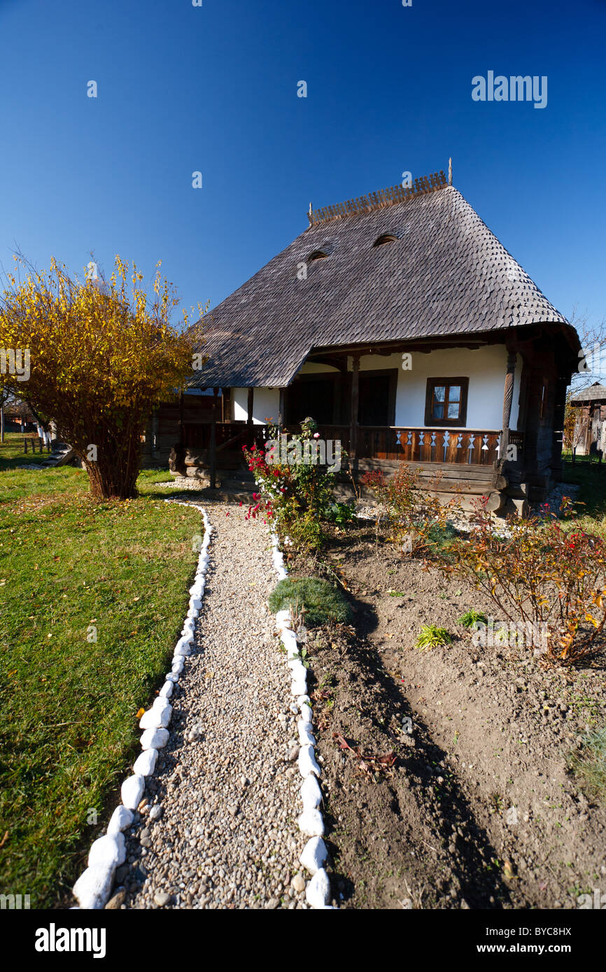 Traditional Romanian house - part of a series with old countryside ...